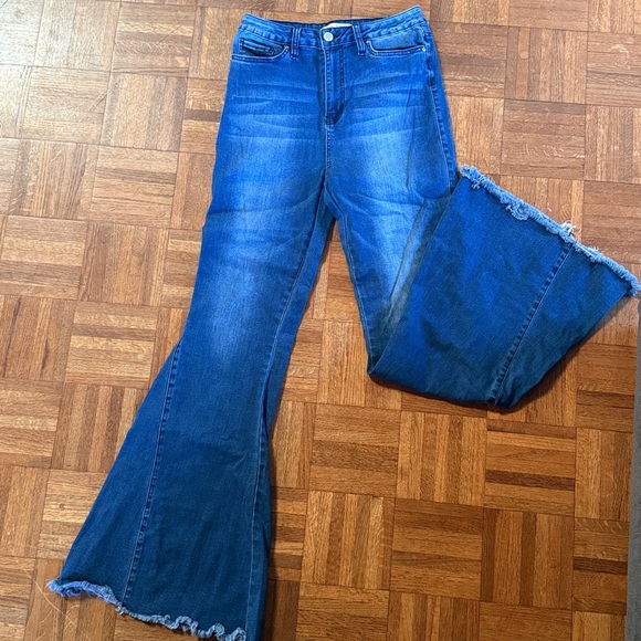 YMI | Jeans | Ymi Gigi Fit Denim Collection Flared Blue Denim Jeans ...